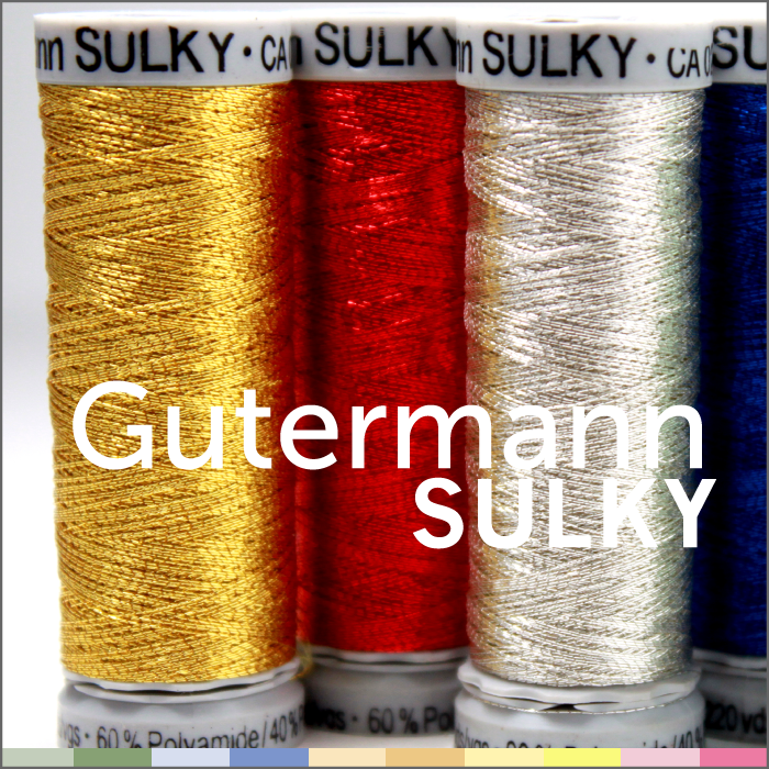 Gutermann Sulky Metallic Embroidery Thread — jaycotts.co.uk - Sewing ...