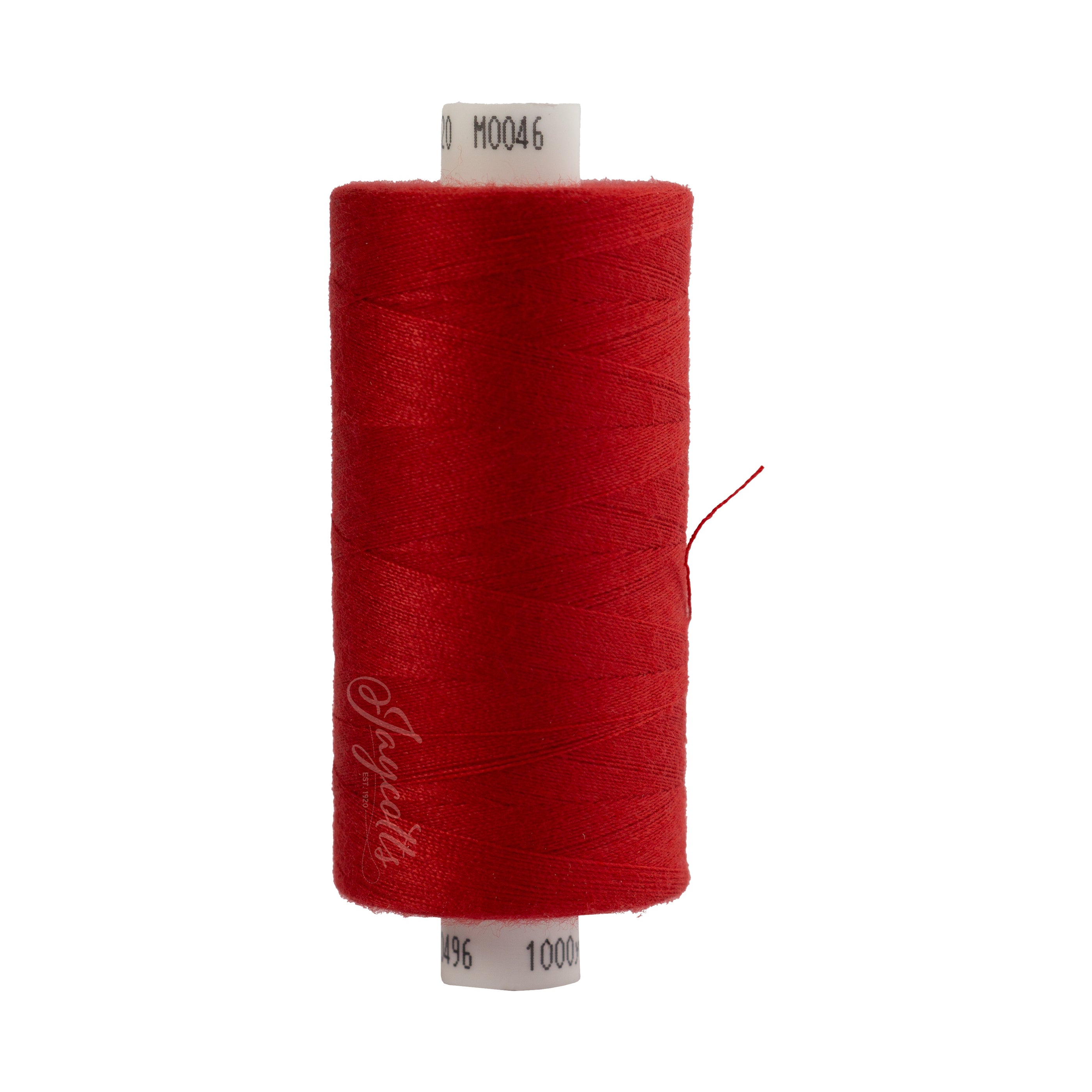 Moon Thread Red 1000 yard reels 99p from Jaycotts Sewing Supplies ...