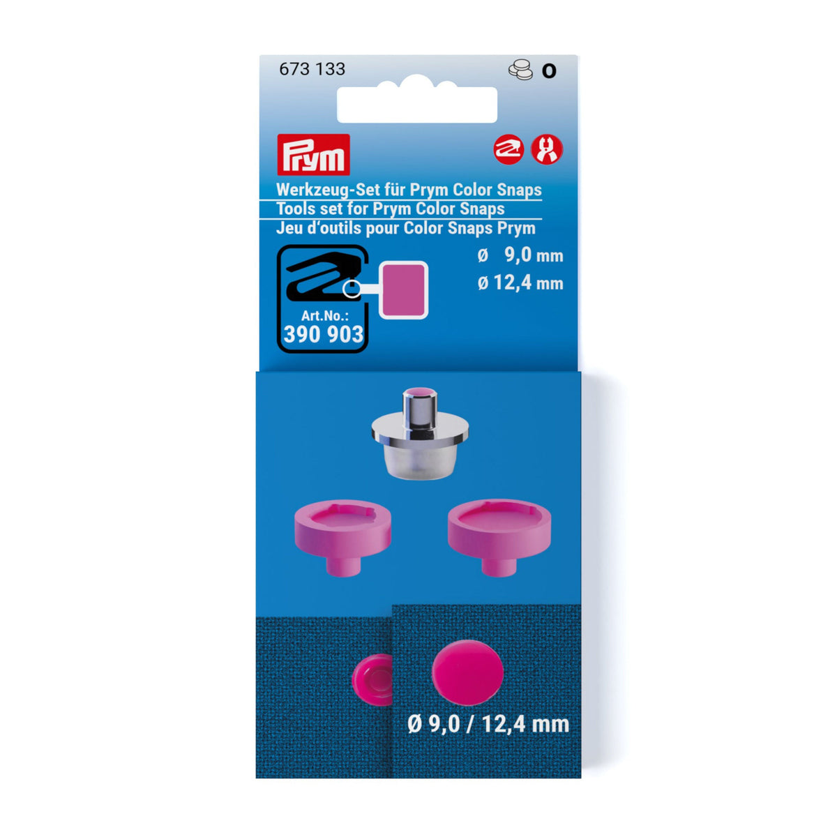 Prym Colour Snaps insert set | 673115 — jaycotts.co.uk - Sewing Supplies