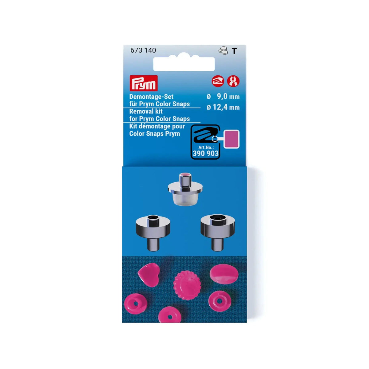 Prym Colour Snaps insert set | 673115 — jaycotts.co.uk - Sewing Supplies