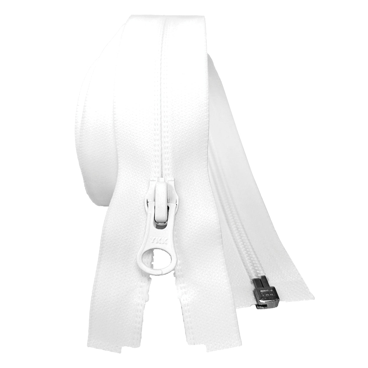 YKK Aquaguard Water repellent zip | White — jaycotts.co.uk - Sewing ...