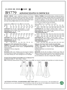 Butterick Pattern: B5779 Misses' Wedding Dress — jaycotts.co.uk ...