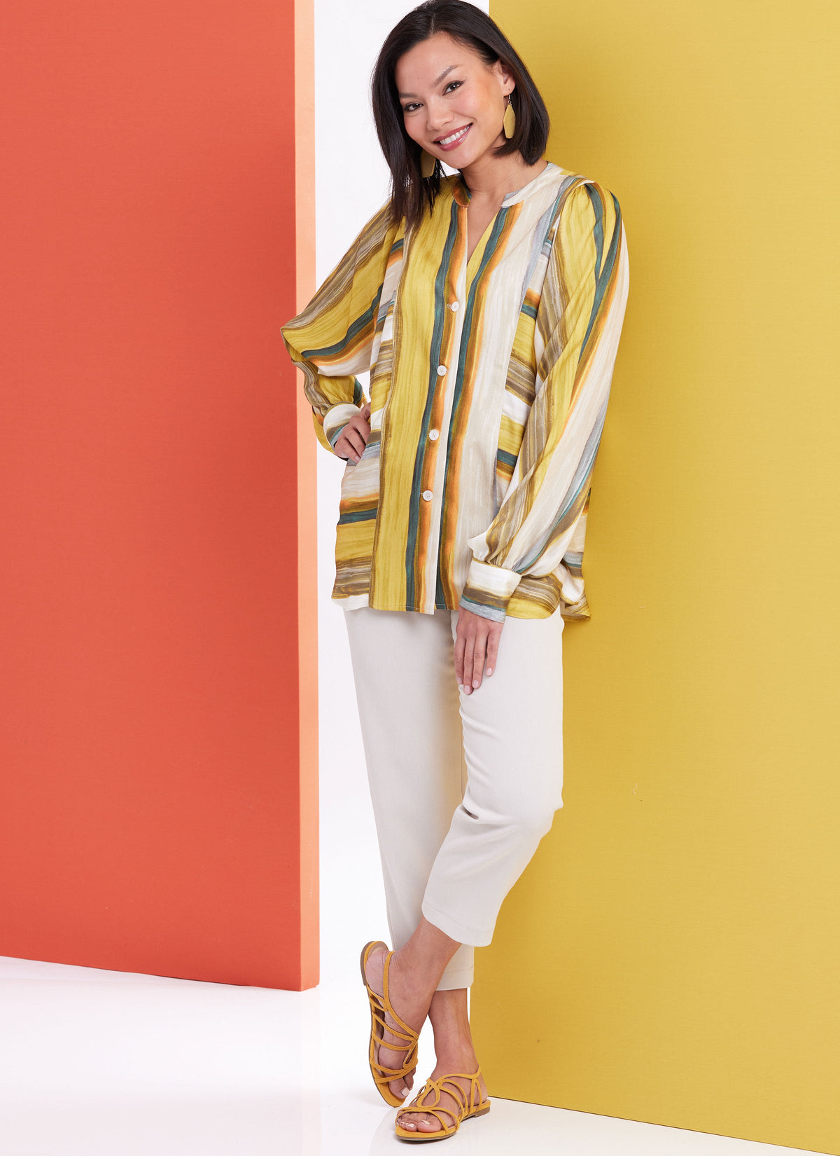 Butterick 6943 sewing pattern Top with Short or Long Sleeves — jaycotts ...