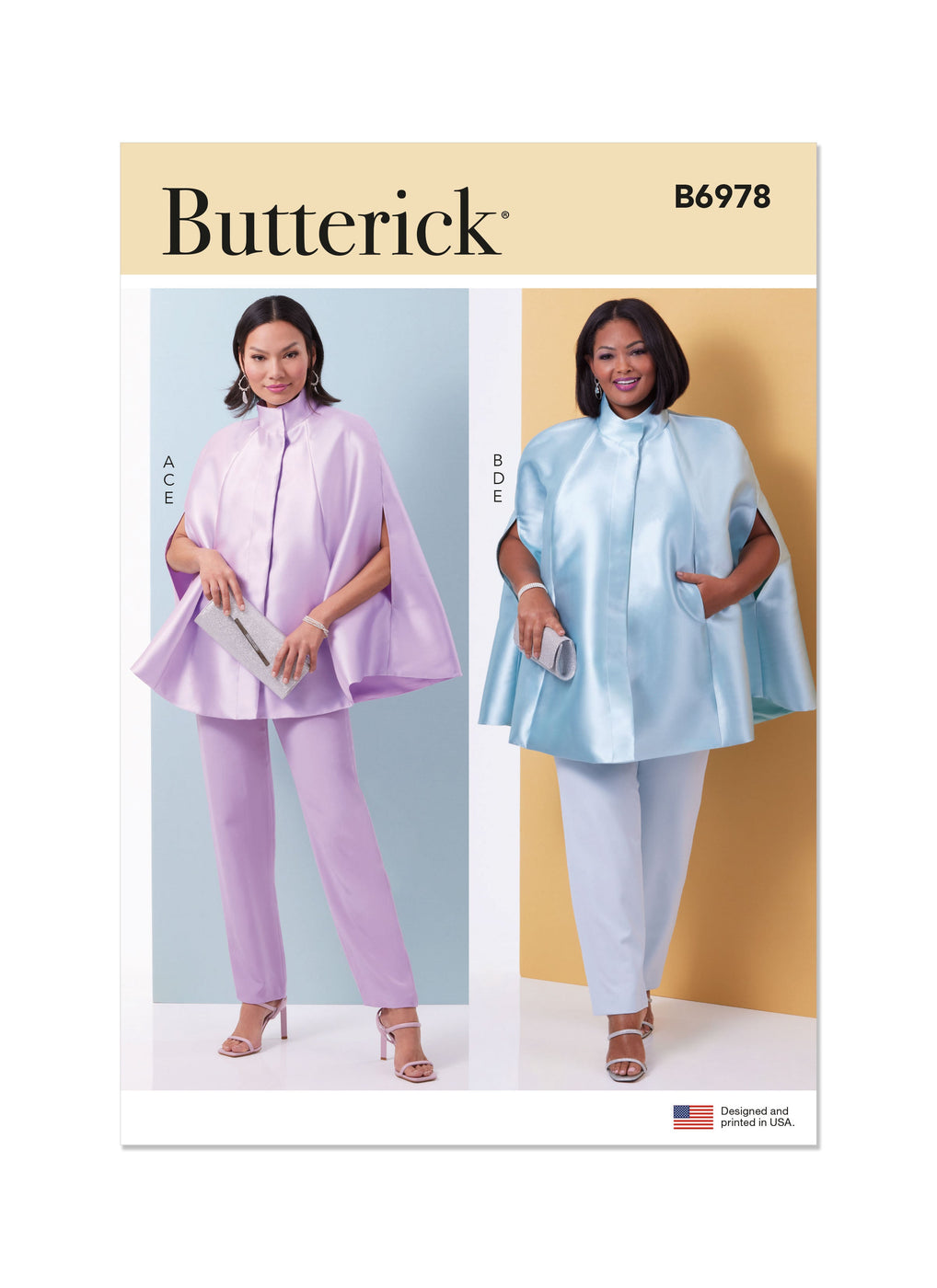 Misses' and Women's Cape, Top and Pants | Butterick Sewing Pattern ...