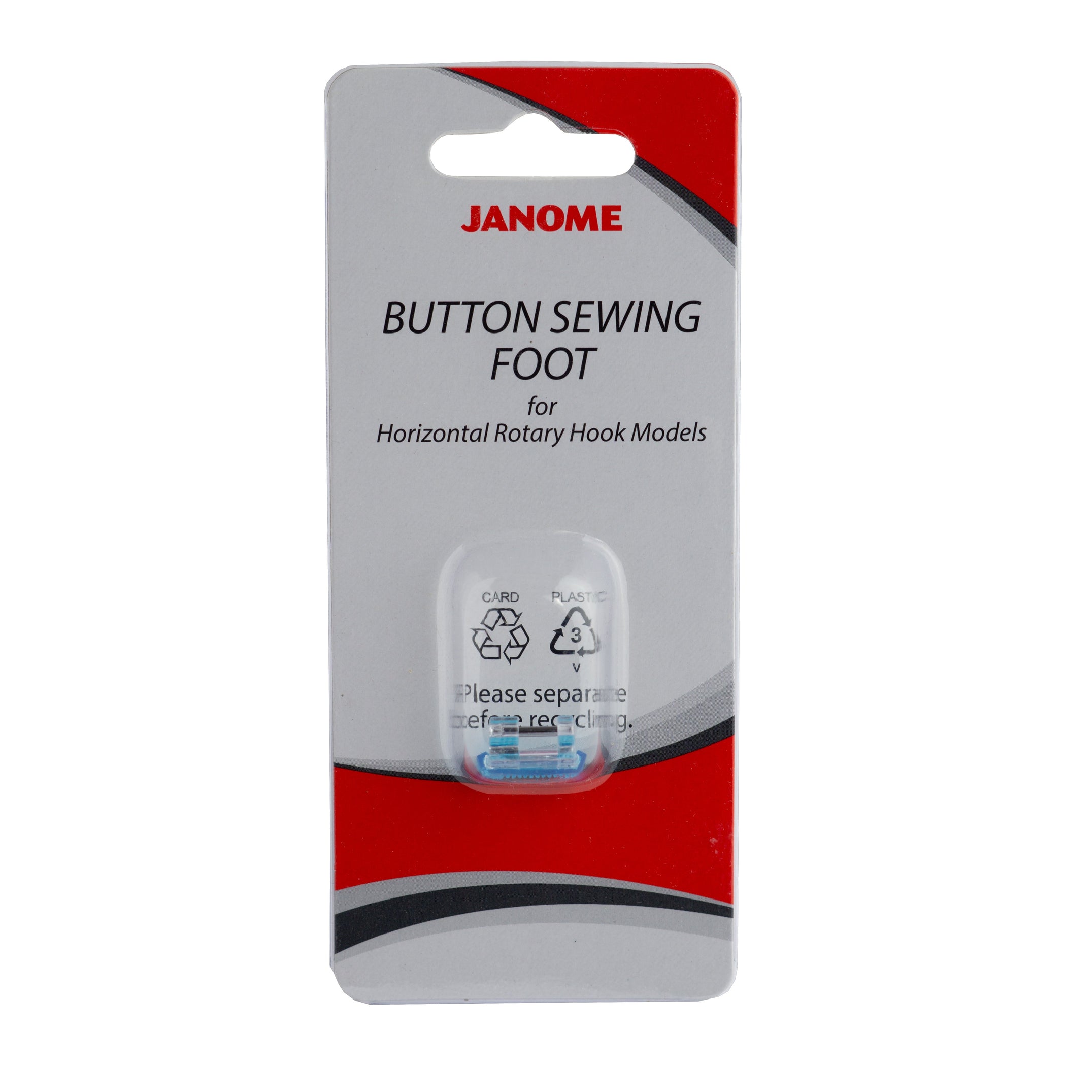 Janome Button Sew-on Foot — jaycotts.co.uk - Sewing Supplies