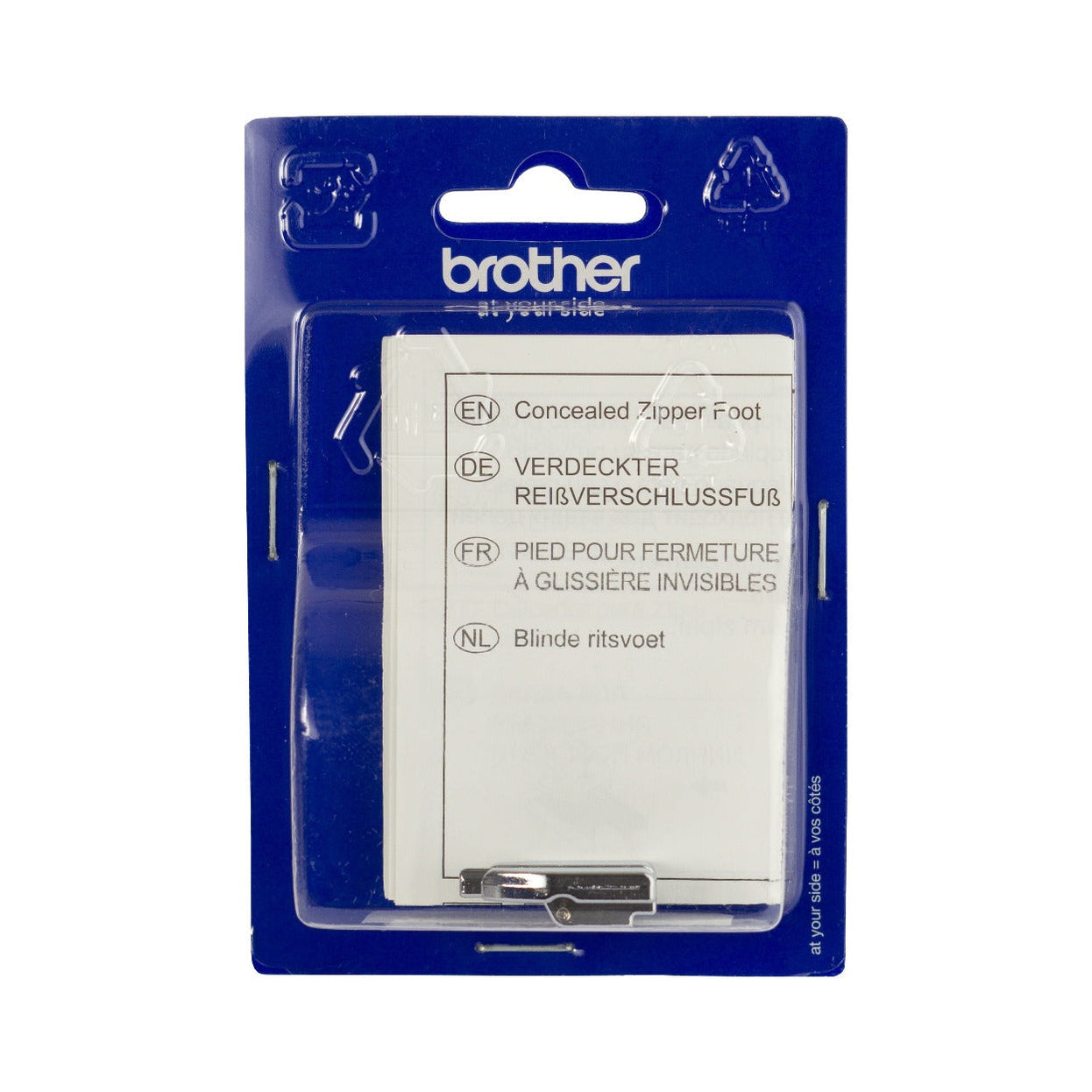 Brother Concealed Zip Foot, latest version F080 — jaycotts.co.uk ...
