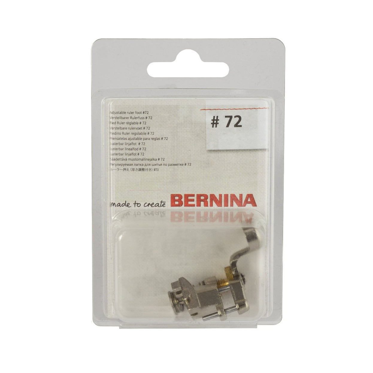 Bernina Foot 72 | Adjustable Ruler Foot — jaycotts.co.uk - Sewing Supplies