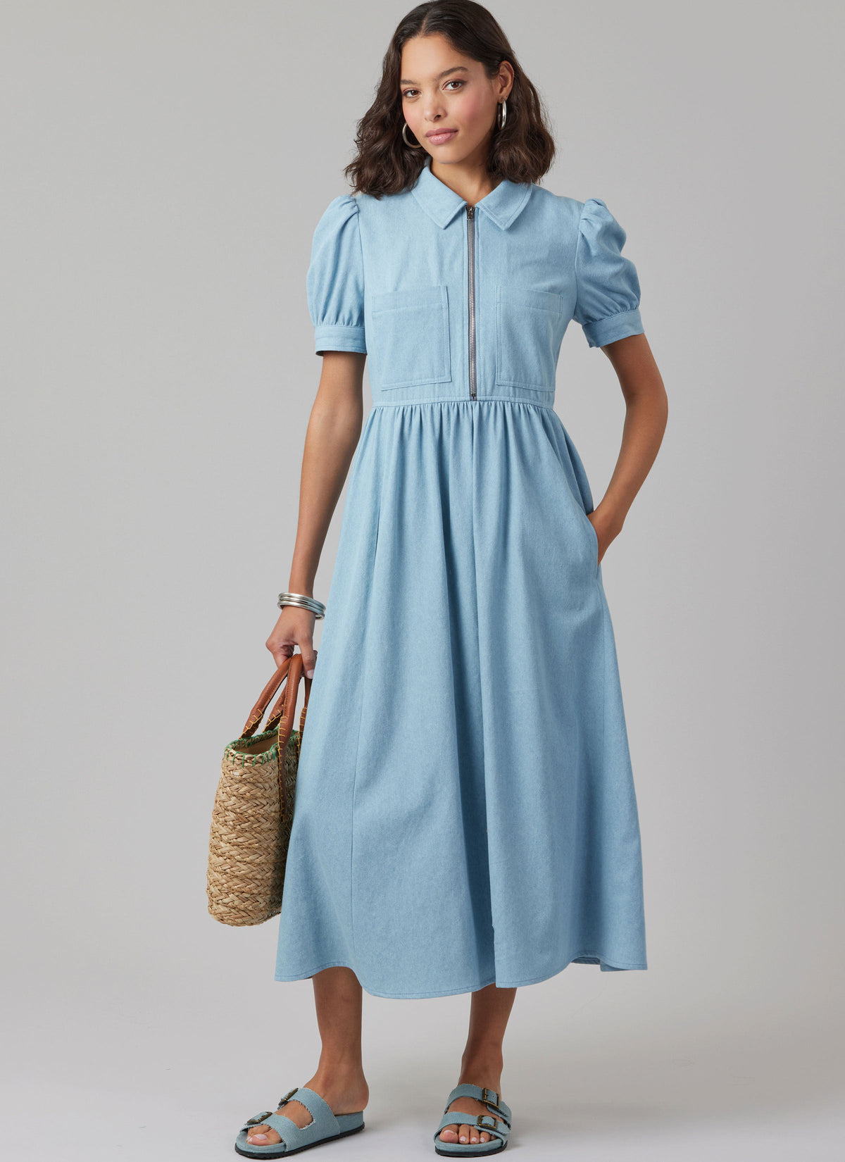 McCall's sewing pattern M8553 Misses' Dress with Sleeve and Length Variations — jaycotts.co.uk ...