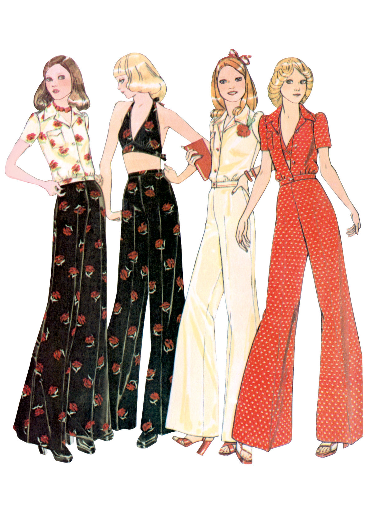 McCall's M8622 Misses' Blouse, Halter and Pants sewing pattern ...