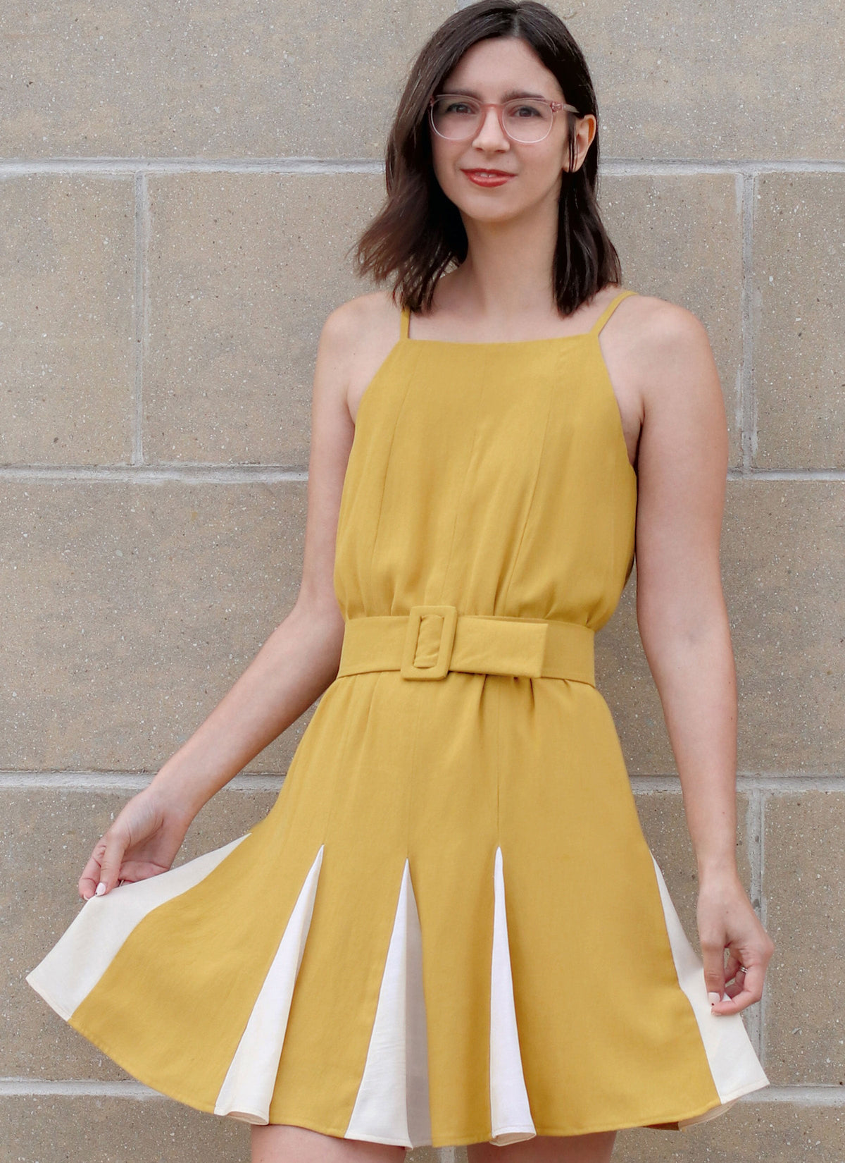 Know Me sewing pattern 2112 Misses' Dress in Two Lengths and Belt by ...
