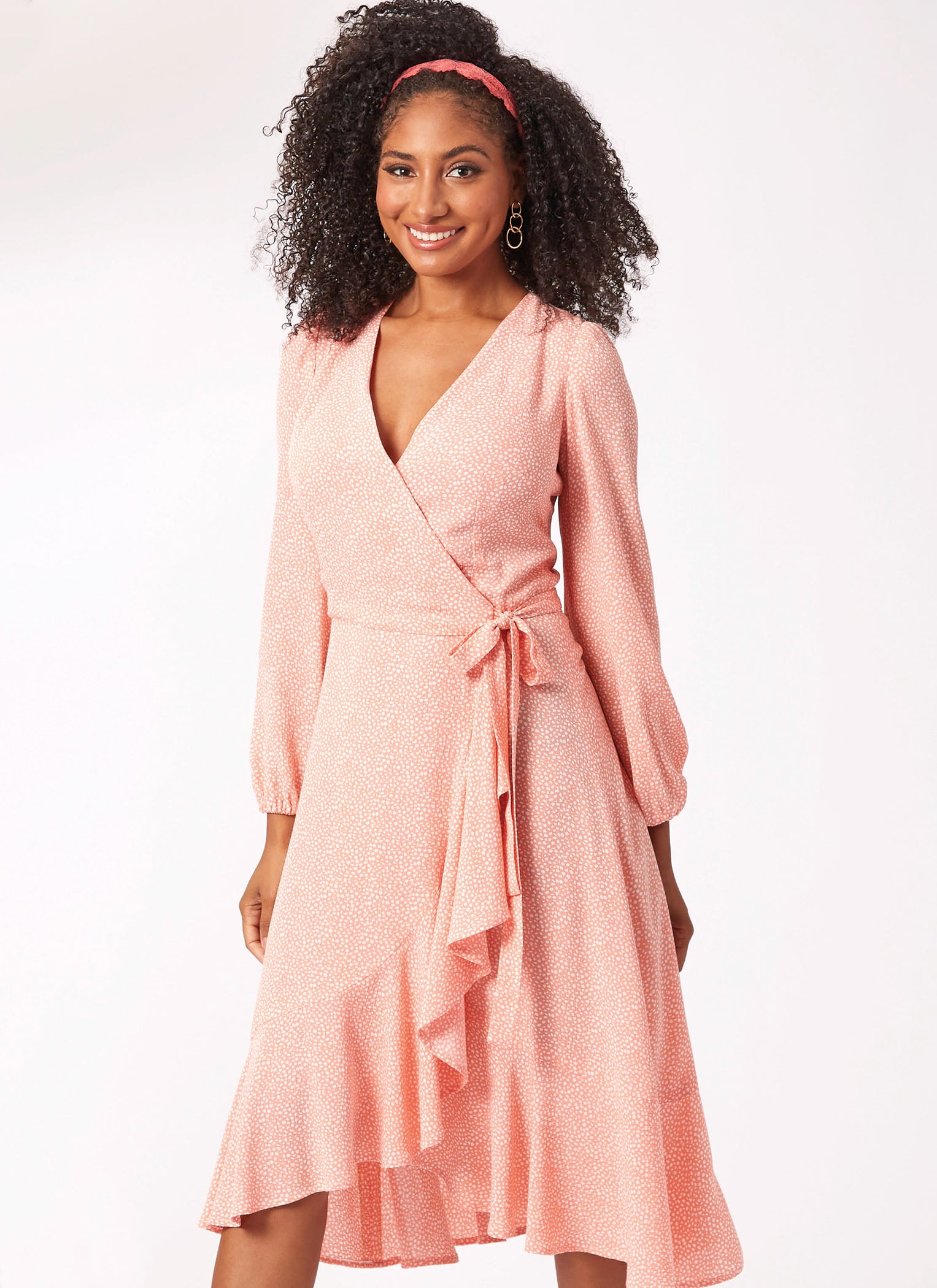 New Look sewing pattern 6750 Misses' Wrap Dress With Length and Sleeve ...