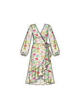 New Look sewing pattern 6750 Misses' Wrap Dress With Length and Sleeve ...