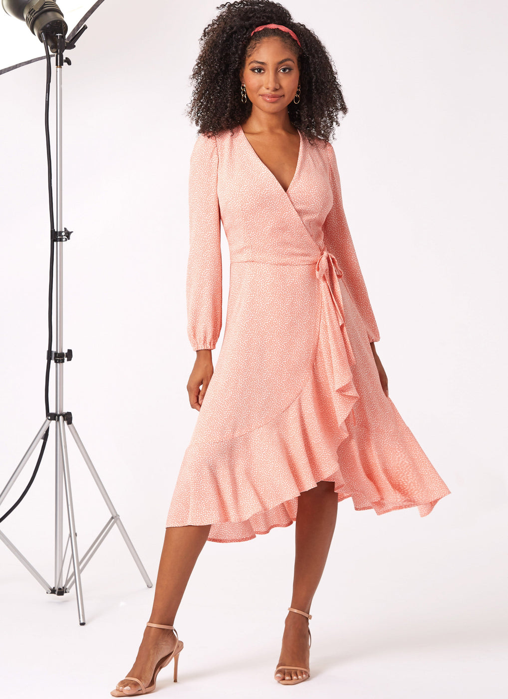 New Look sewing pattern 6750 Misses' Wrap Dress With Length and Sleeve ...