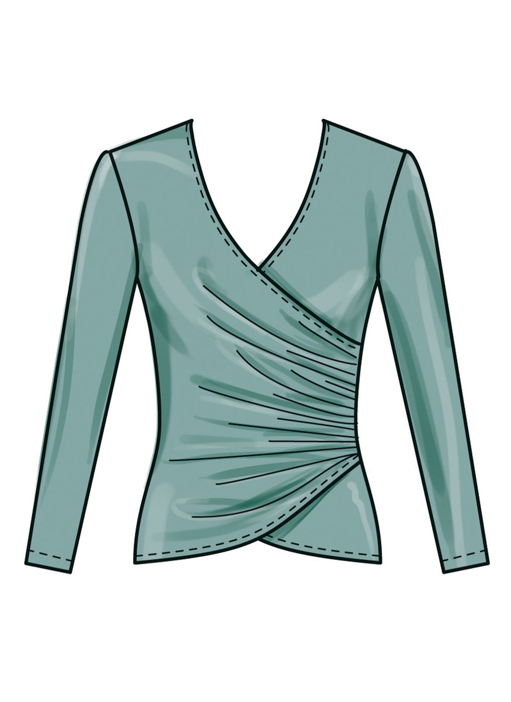 New Look N6804 Misses' Knit Tops and Skirts sewing pattern — jaycotts ...