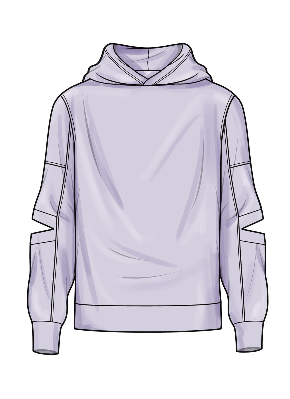 Simplicity S3012 Unisex Hoodies sewing pattern — jaycotts.co.uk ...