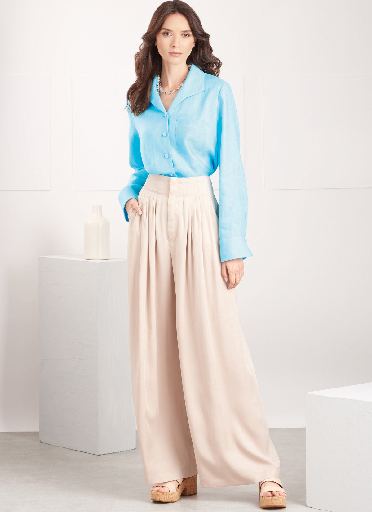 Simplicity 9715 Sewing pattern Misses' Shirt, Pants and Shorts ...