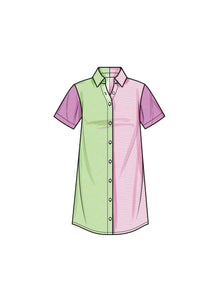 Simplicity Girls' Shirtdresses, Shirts and Hat Sewing Pattern S9763 ...