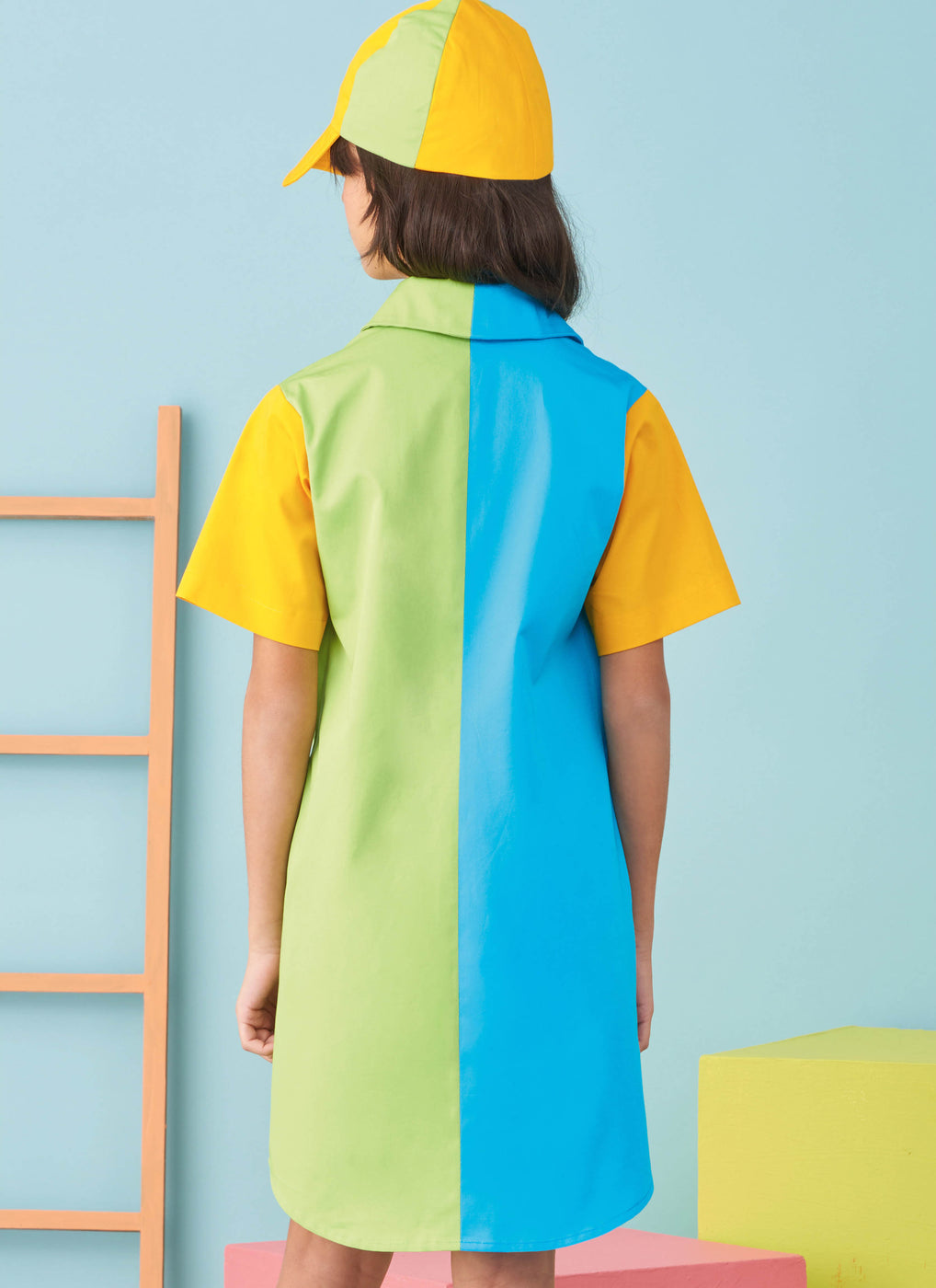 Simplicity Girls' Shirtdresses, Shirts and Hat Sewing Pattern S9763 ...