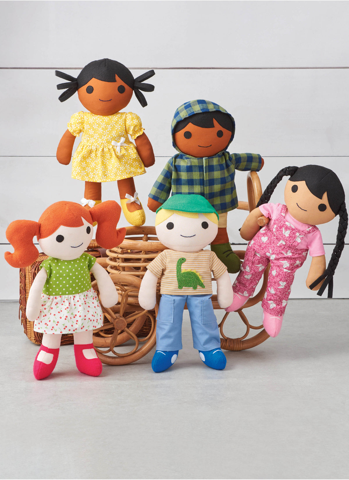 Simplicity Cloth Dolls and Clothes by Longia Miller Sewing Pattern ...
