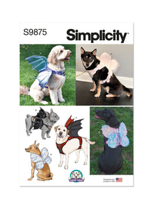 Simplicity Sewing Pattern 9875 Dog Harness with Wings — jaycotts.co.uk ...