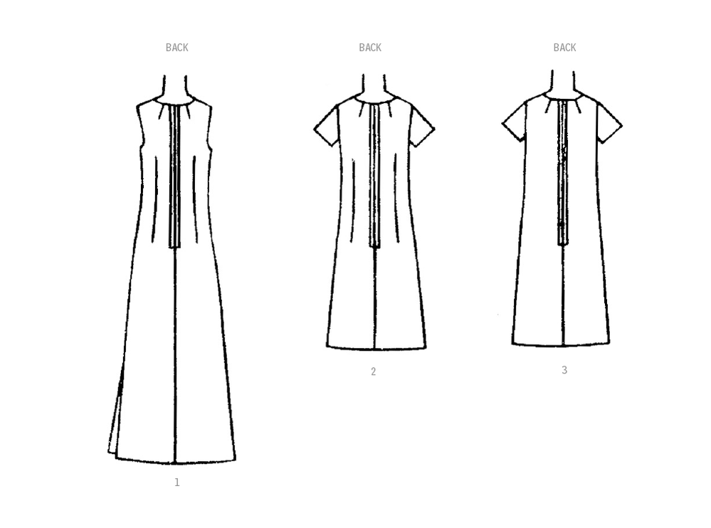 Misses' Dress in Two Lengths Simplicity Sewing Pattern number 9884 ...