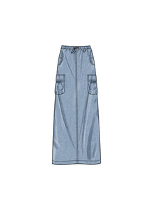 Misses' Skirt In Three Lengths Simplicity Sewing Pattern number 9891 ...