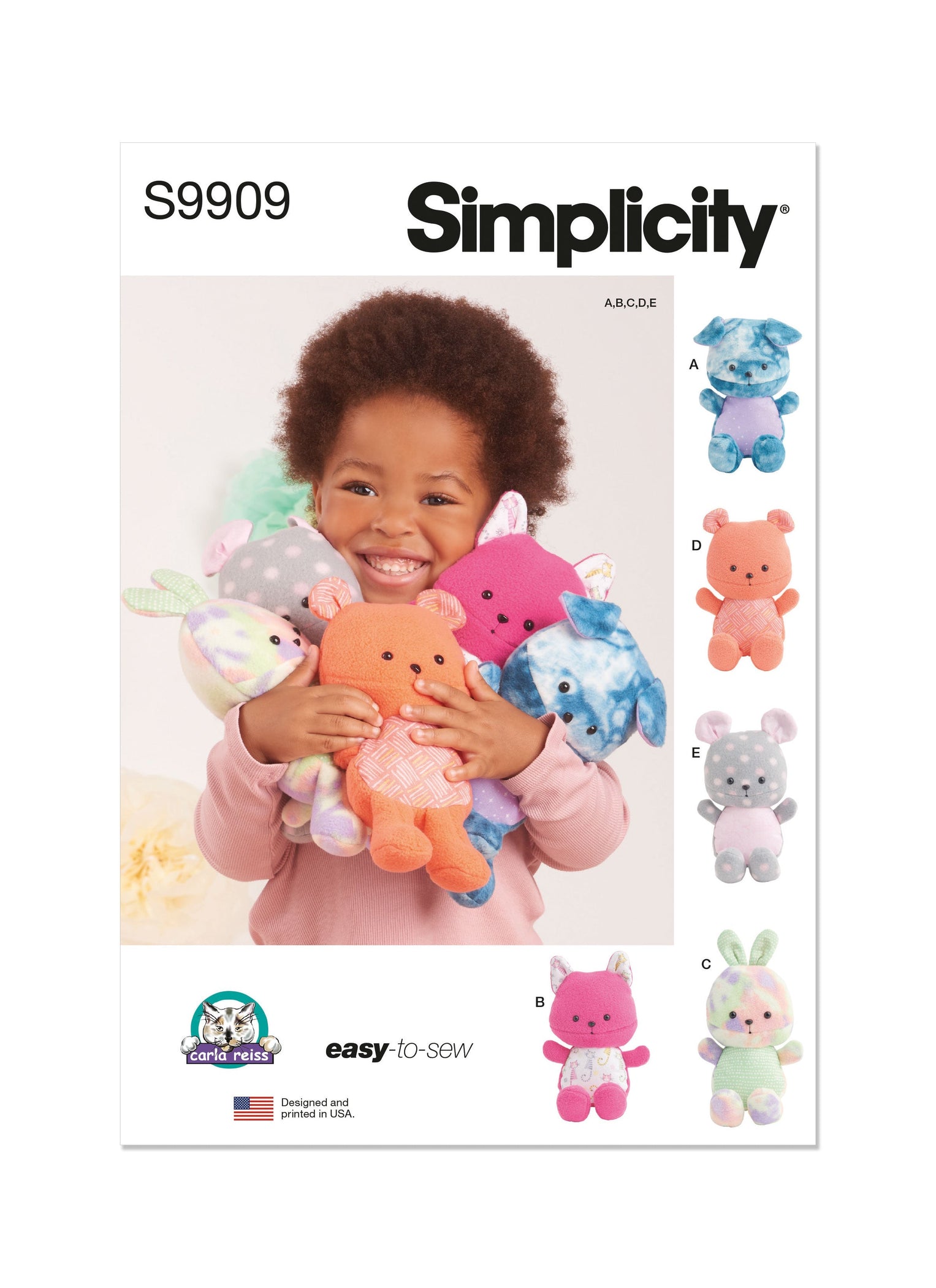 Plush Animals By Carla Reiss Design Simplicity Sewing Pattern number ...