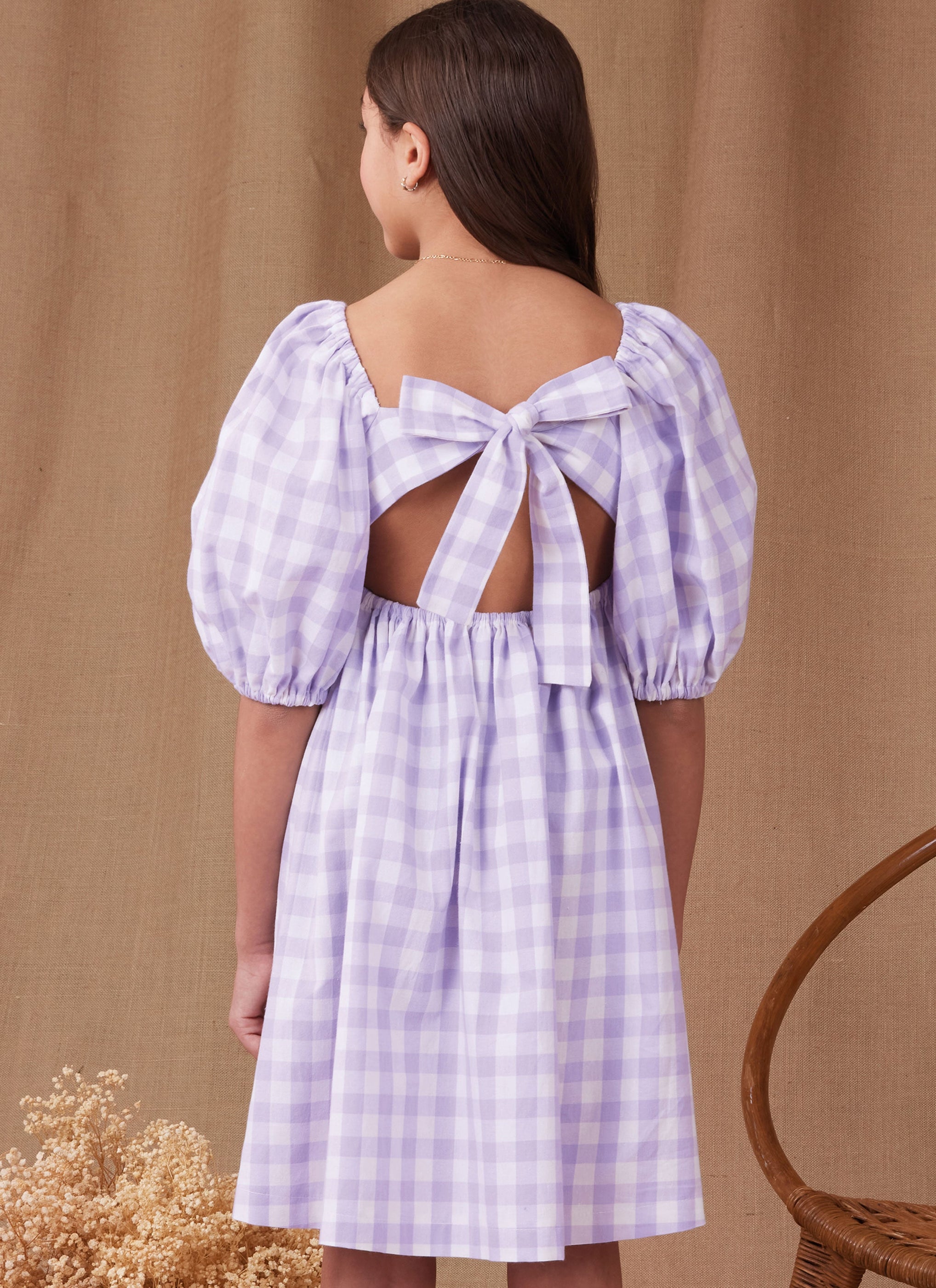 Simplicity S9964 Girls' Dress With Back Bodice and Length Variations ...