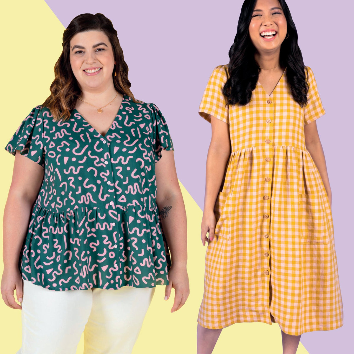 Tilly and The Buttons Nell Blouse and Dress Pattern — jaycotts.co.uk ...