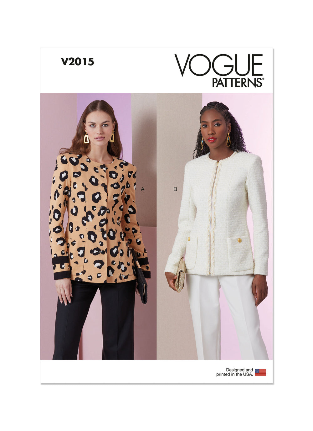 Vogue 2015 Misses' Jackets Sewing pattern — jaycotts.co.uk - Sewing ...