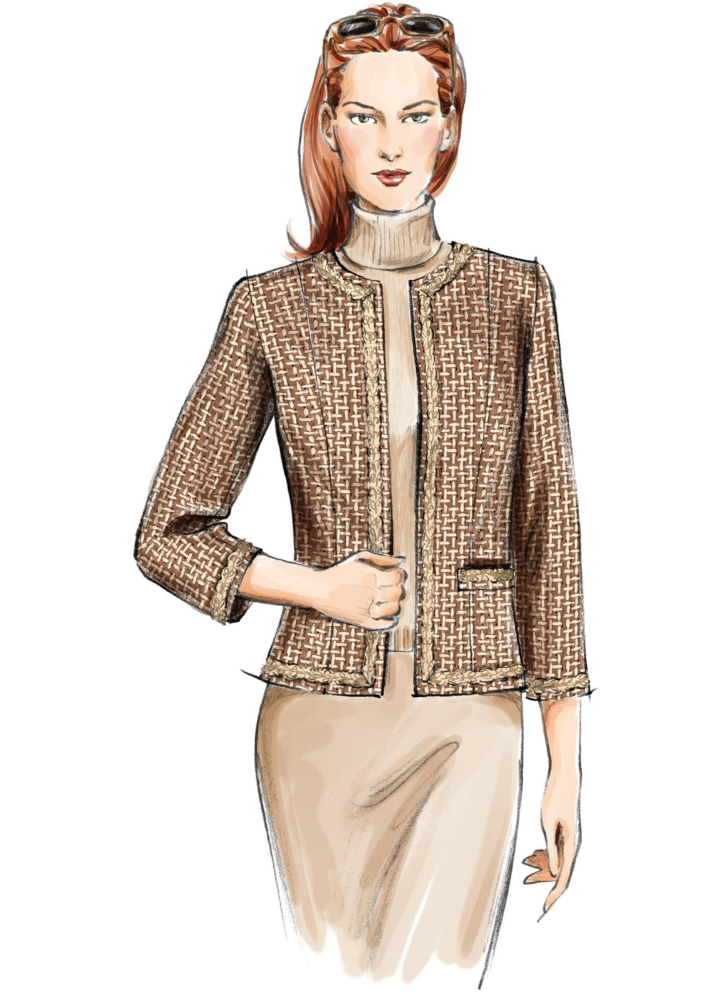 Vogue Pattern: V7975 Misses'/Misses' Petite Jacket | Easy — jaycotts.co ...