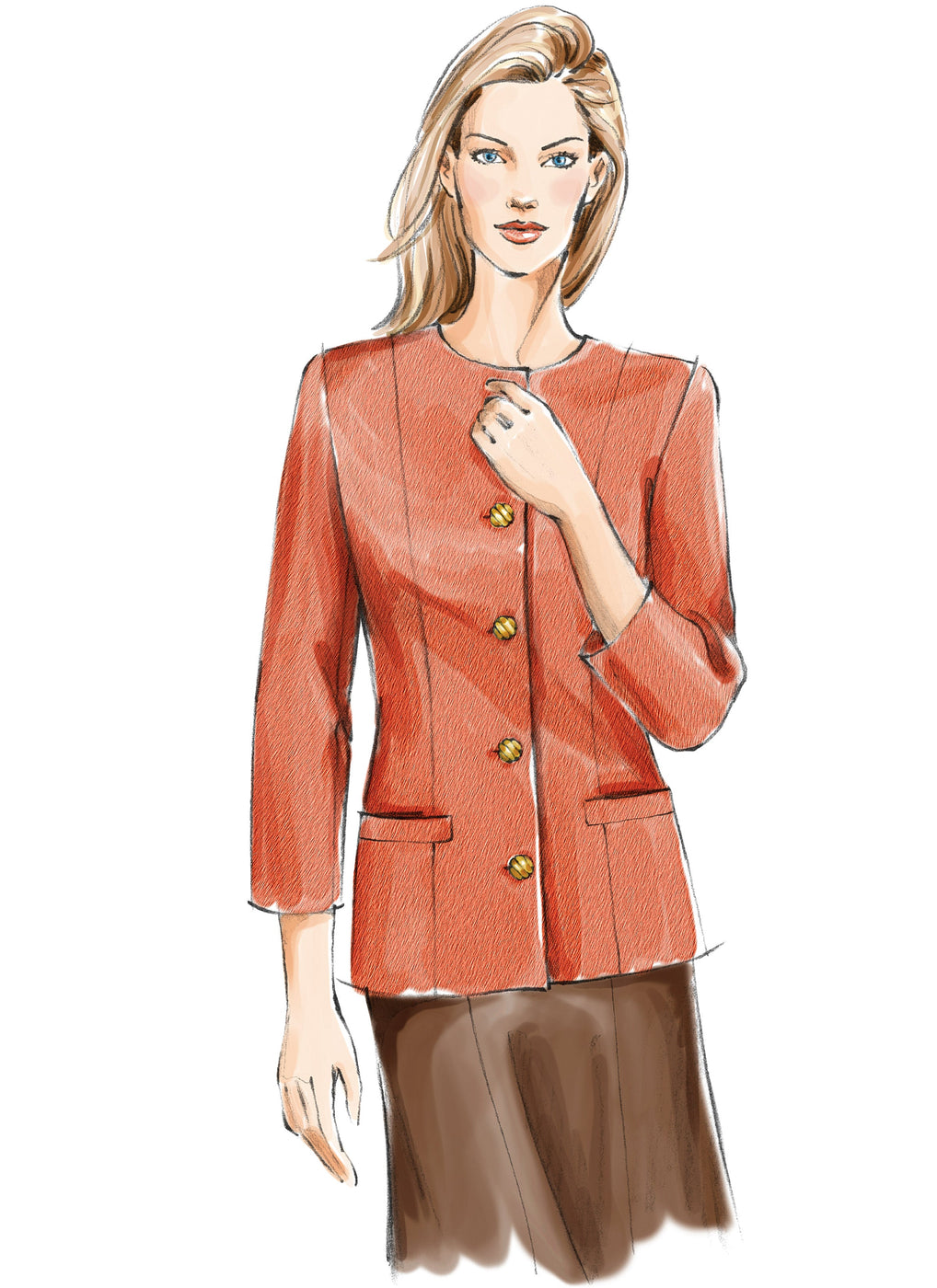 Vogue Pattern: V7975 Misses'/Misses' Petite Jacket | Easy — jaycotts.co ...