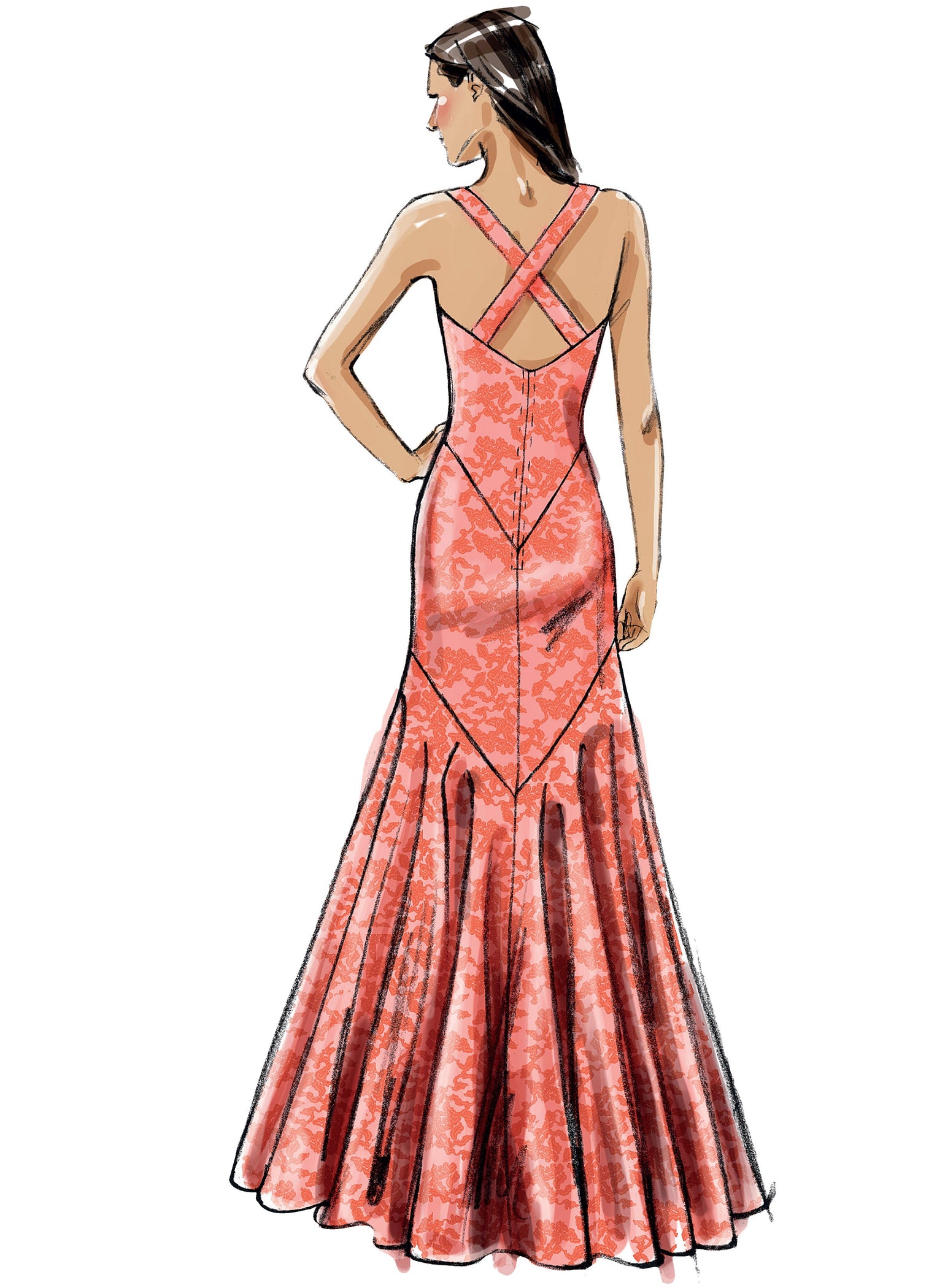 Vogue Pattern: V8814 Misses' Dress | Easy | Custom Fit — jaycotts.co.uk ...