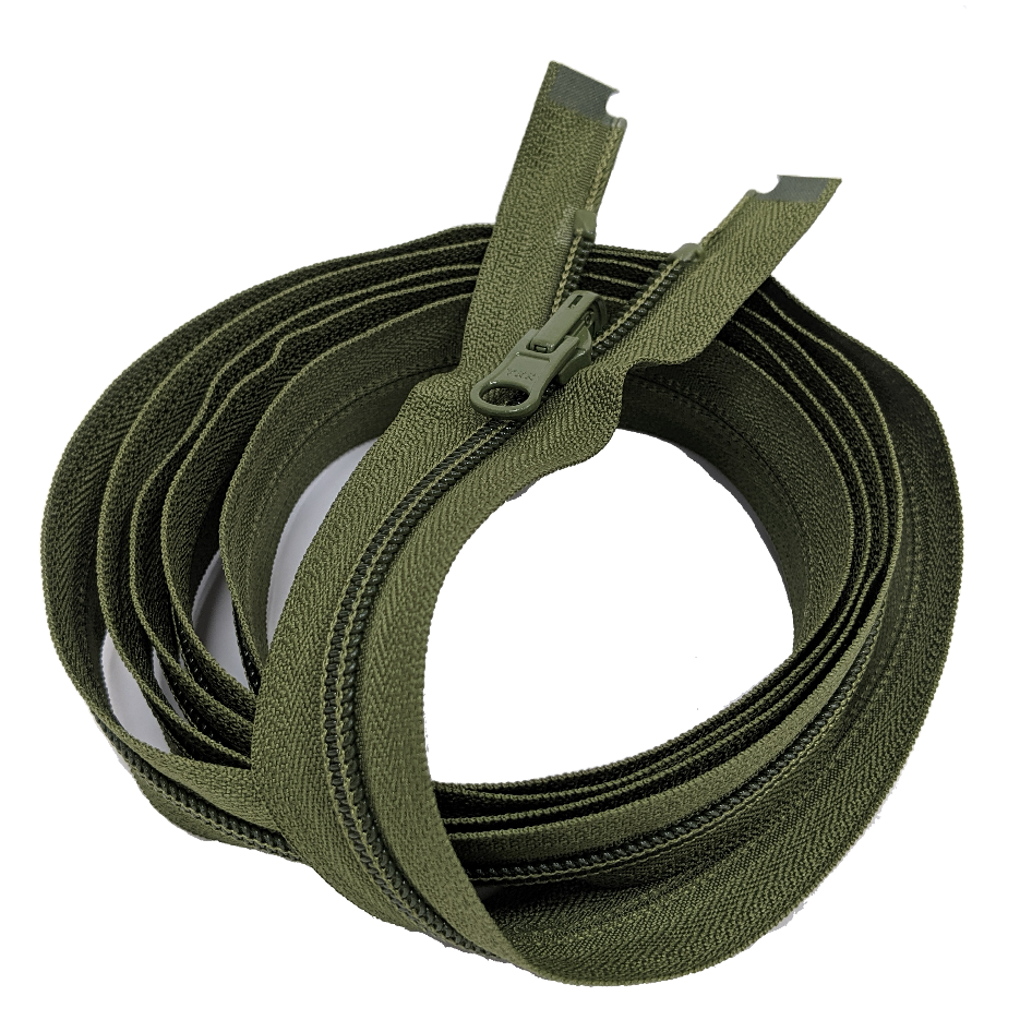 YKK Extra Long Zip Nylon, Open End up to 245cm — jaycotts.co.uk ...