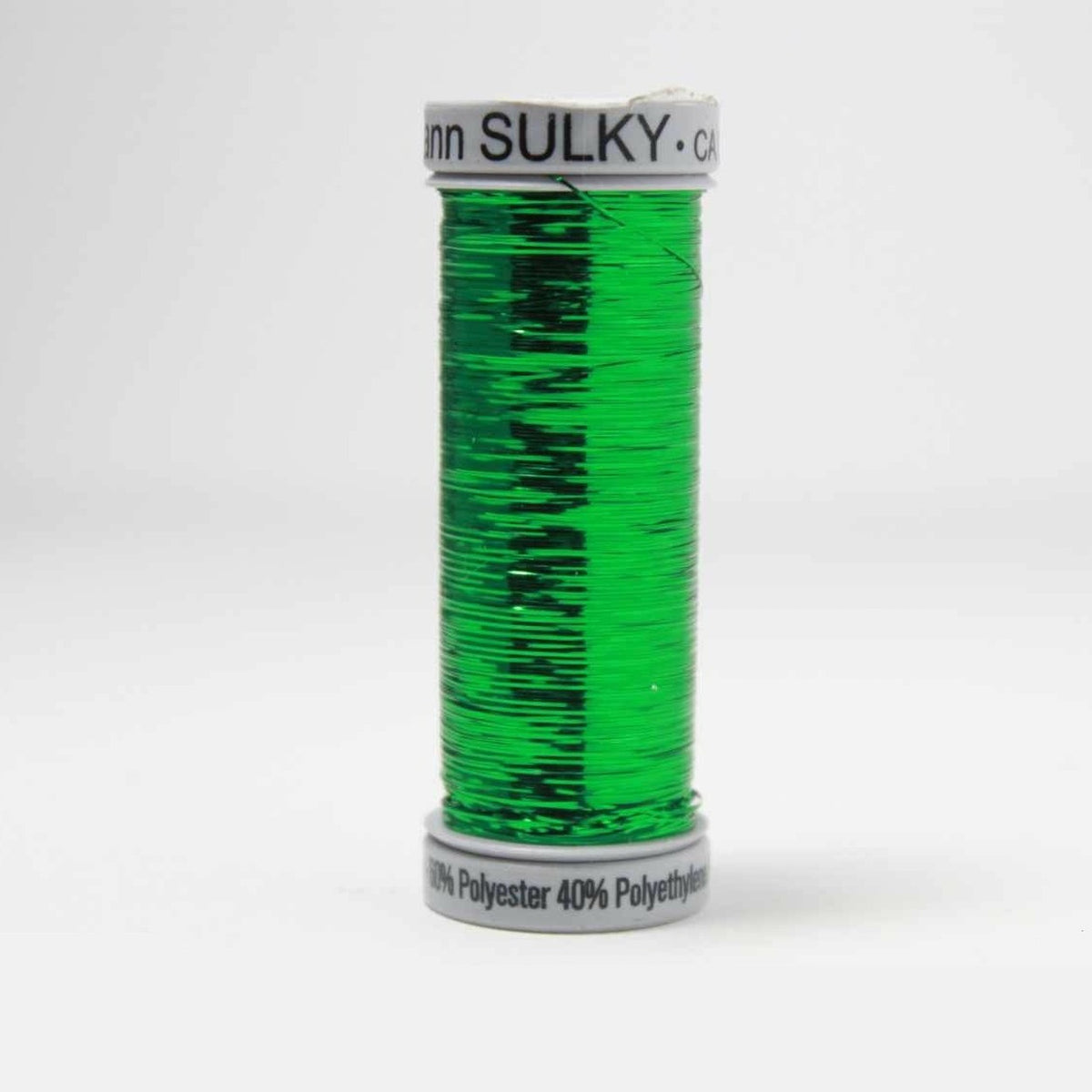 Gütermann Sulky Metallic Embroidery Thread 200m #8018 Christmas Green ...