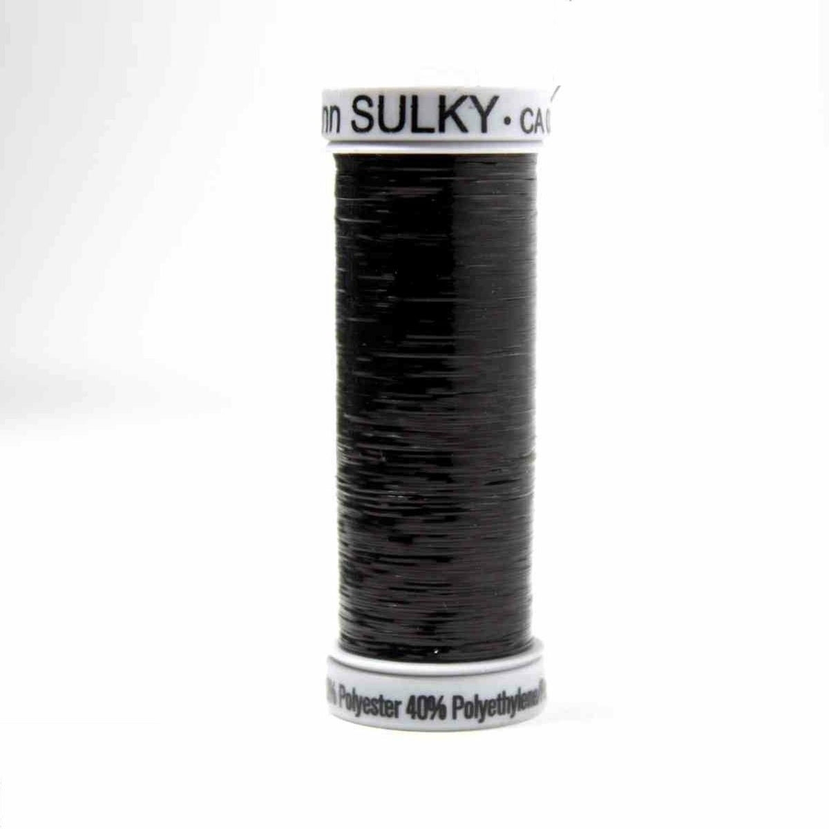 Gütermann Sulky Metallic Embroidery Thread 200m #8051 Black — jaycotts ...