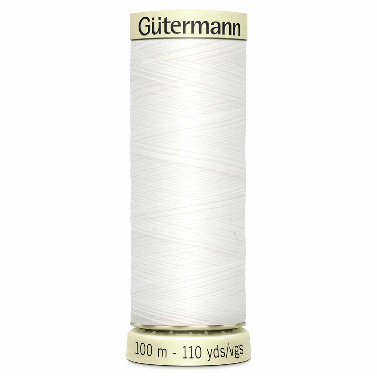Gutermann Sew All Polyester Sewing Thread Colour 800 White — jaycotts ...