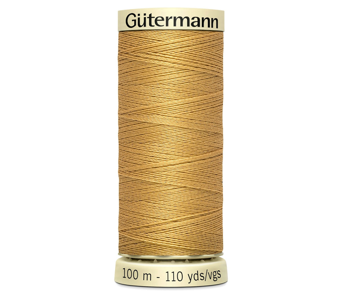 Gutermann Sew All Polyester Sewing Thread Colour 893 Gold — jaycotts.co.uk - Sewing Supplies