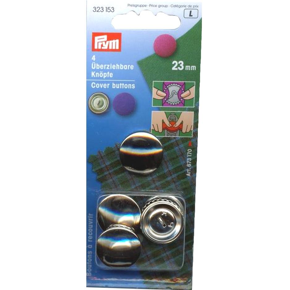 Prym Metal Cover Buttons - in a range of sizes — jaycotts.co.uk ...