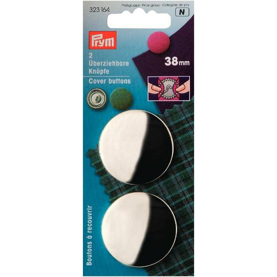 Prym Metal Cover Buttons - in a range of sizes — jaycotts.co.uk ...