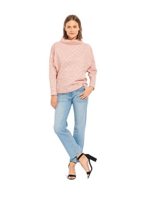 Burda Style Pattern 6074 Misses' Top, Dress with Loose Roll Neck Collar ...