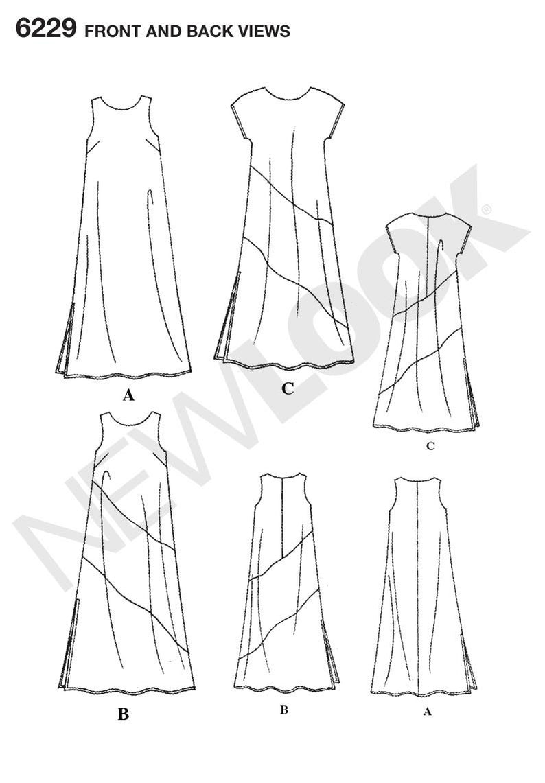 New Look Pattern: NL6229 Misses Boho Dress | Easy — jaycotts.co.uk ...