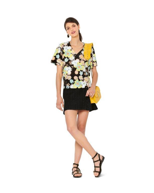 Burda Pattern 6245 Blouse – Tunic Top – V-Neck – Back Button Fastening ...