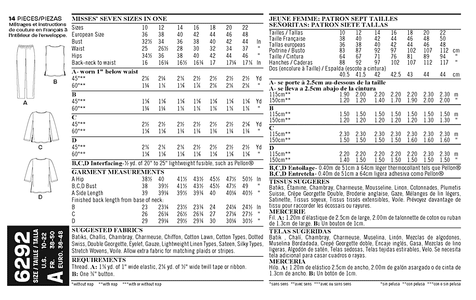 New Look Pattern: 6292 Misses' Tunic or Top & Pull-on Pants easy to sew ...