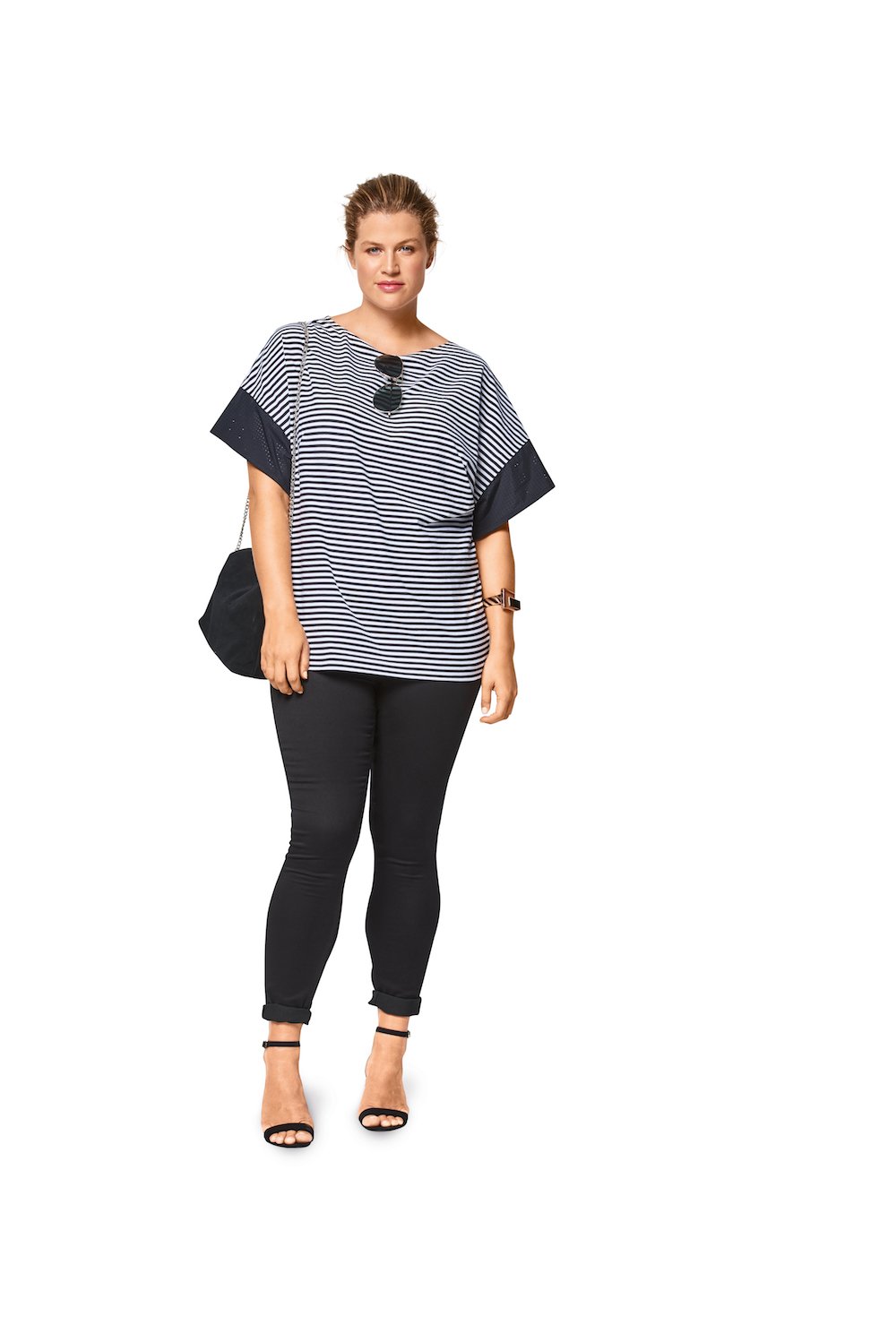 Burda multi size sewing pattern : 6445 Women's Simple Tops — jaycotts ...