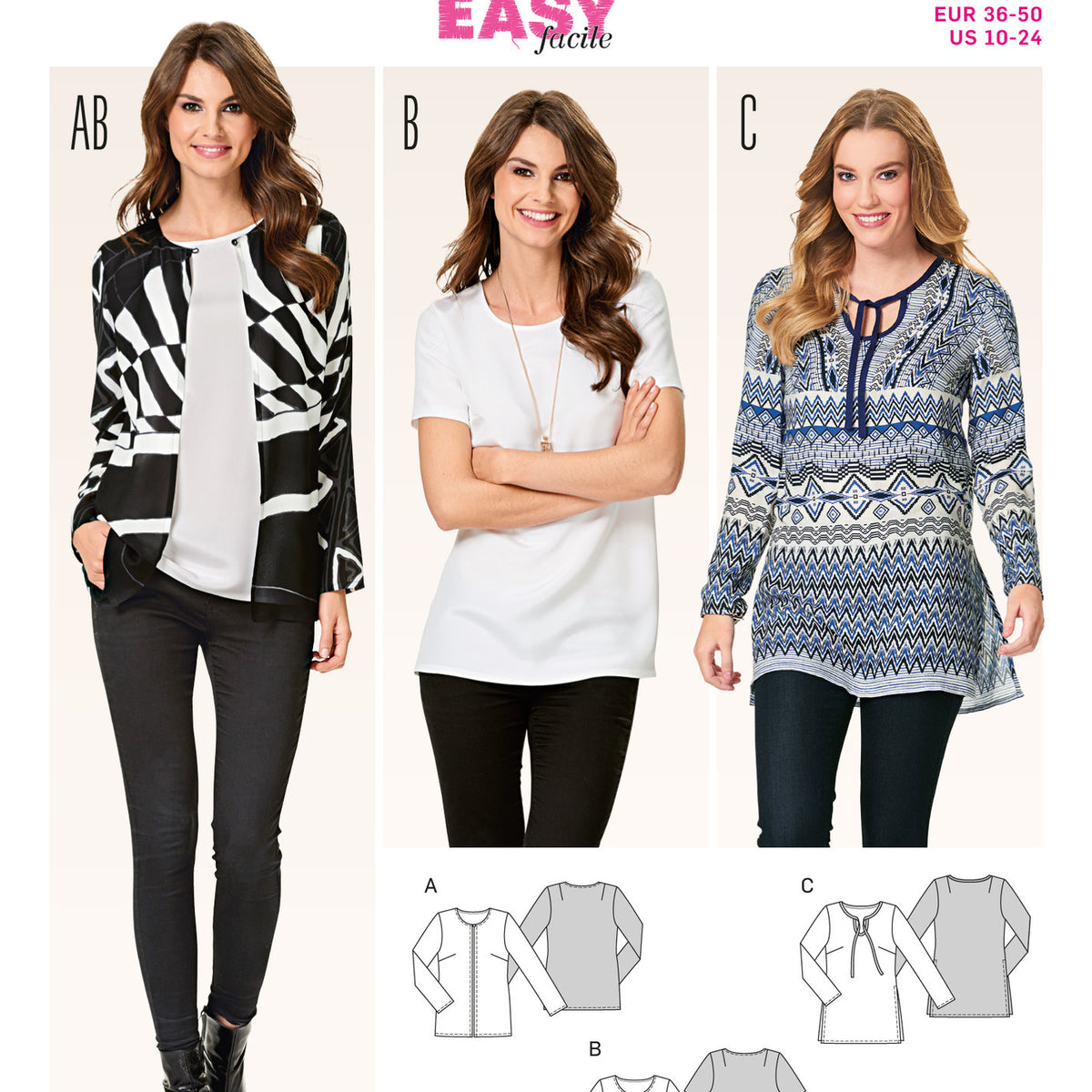 Burda 6610 Jacket and Shirt Sewing Pattern — jaycotts.co.uk - Sewing ...