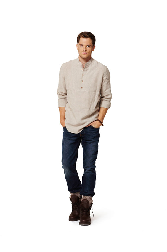 Burda 7525 Mens' Long Sleeve Shirt Pattern — jaycotts.co.uk - Sewing ...
