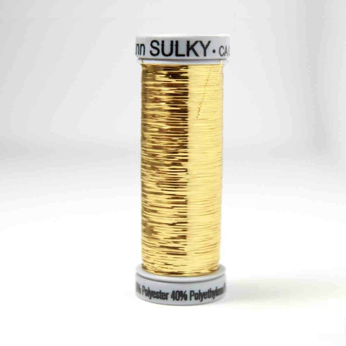 Gütermann Sulky Metallic Embroidery Thread 200m #8003 Light Gold ...