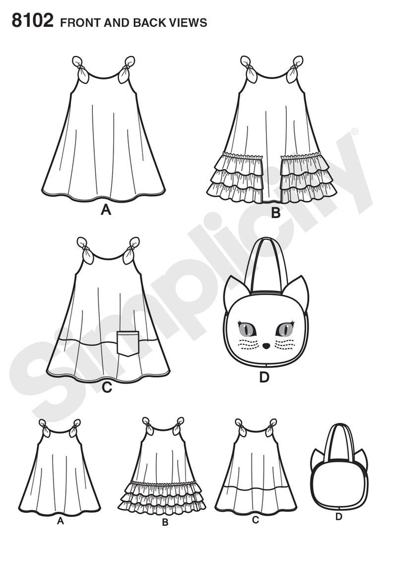 Simplicity Sewing Pattern 8102 — jaycotts.co.uk - Sewing Supplies