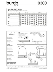 Burda 9380 Dress Sewing Pattern — jaycotts.co.uk - Sewing Supplies